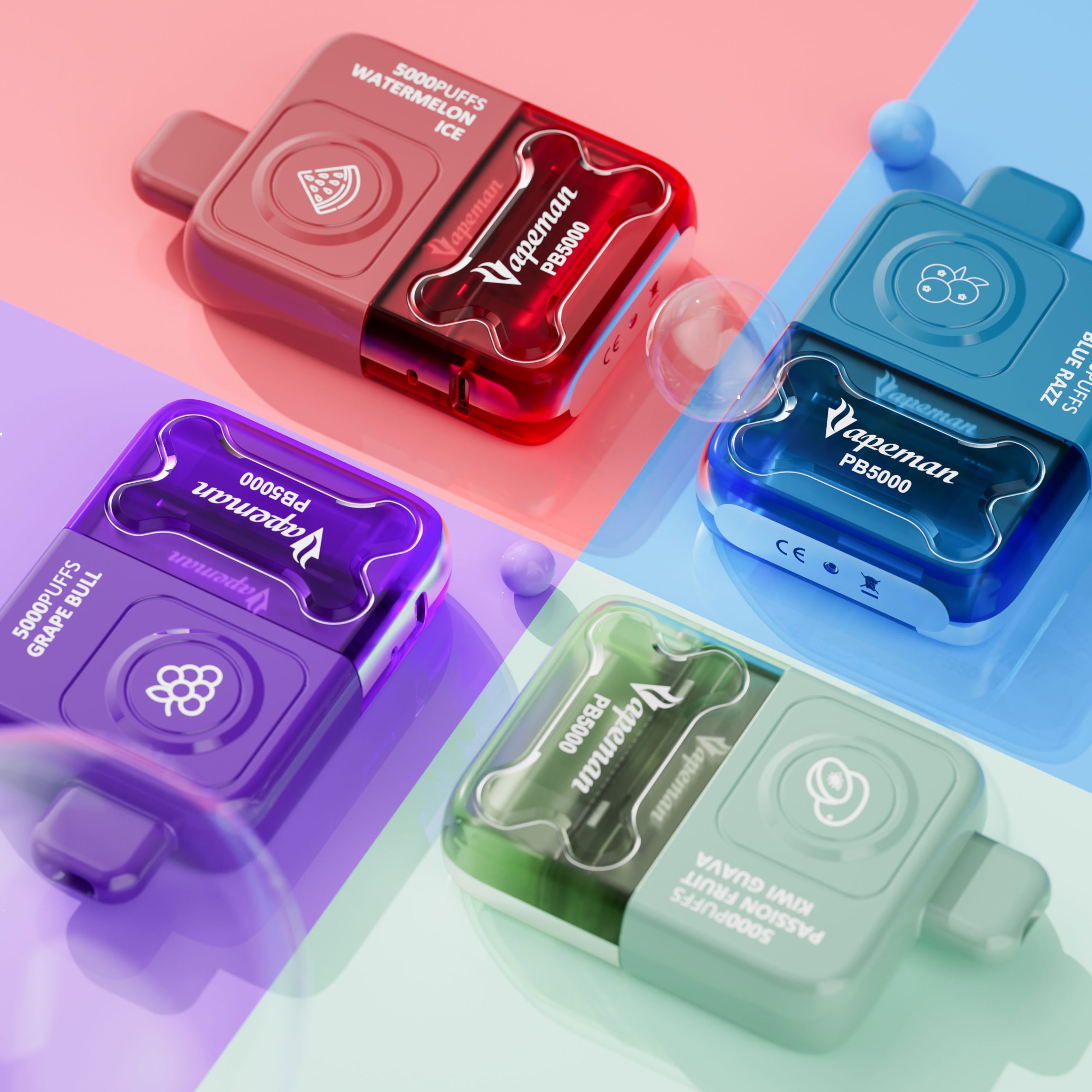 پاد یکبار مصرف پی بی 5000 ویپمن VAPEMAN PB5000 - ویپونیکس